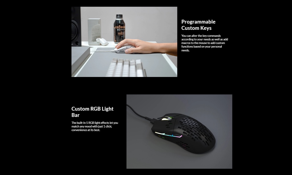 KEYCHRON M1 Wired Ultra-Light Optical Mouse in 2 Color Options | Shopee ...