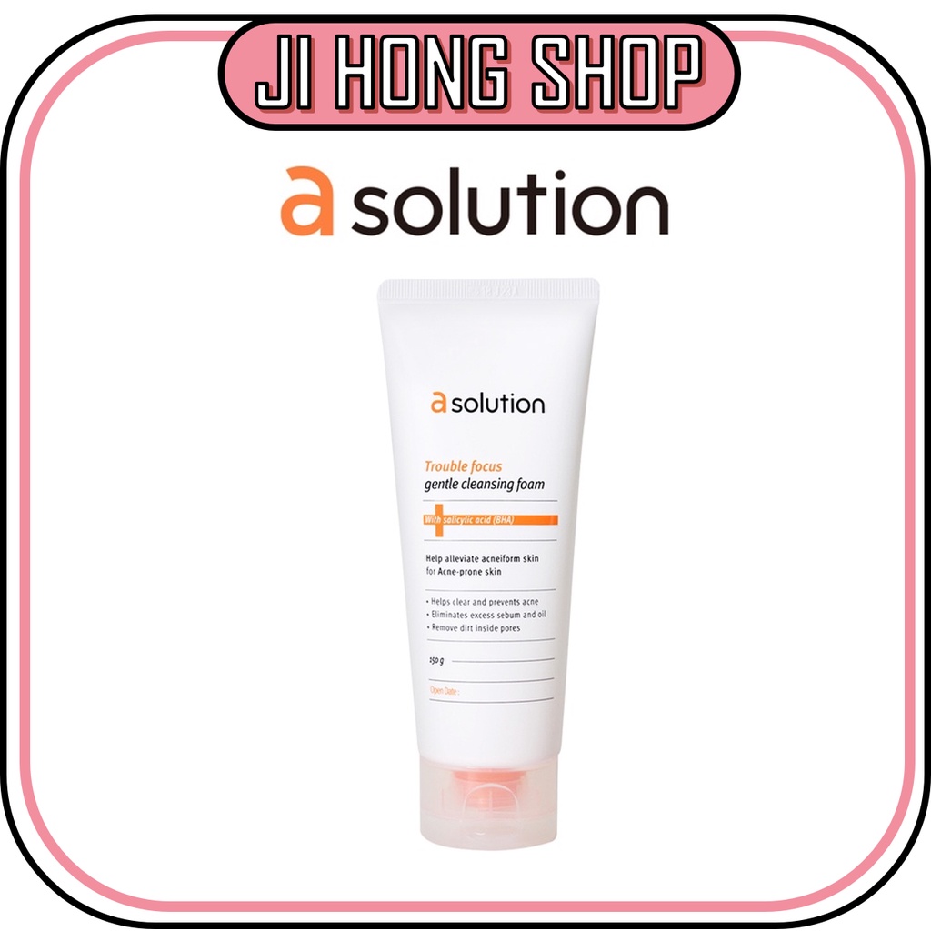 [ a solution ] ACNE CLEAR CLEANSING FOAM ( Renewal )150g | Shopee Singapore
