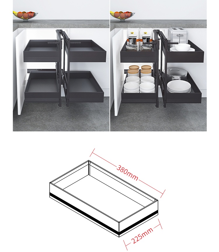 KITCHEN CABINET TCC MAGIC CORNER | Shopee Singapore