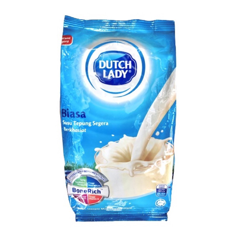 Dutch Lady Plain Instant Milk Powder 600g | Shopee Singapore