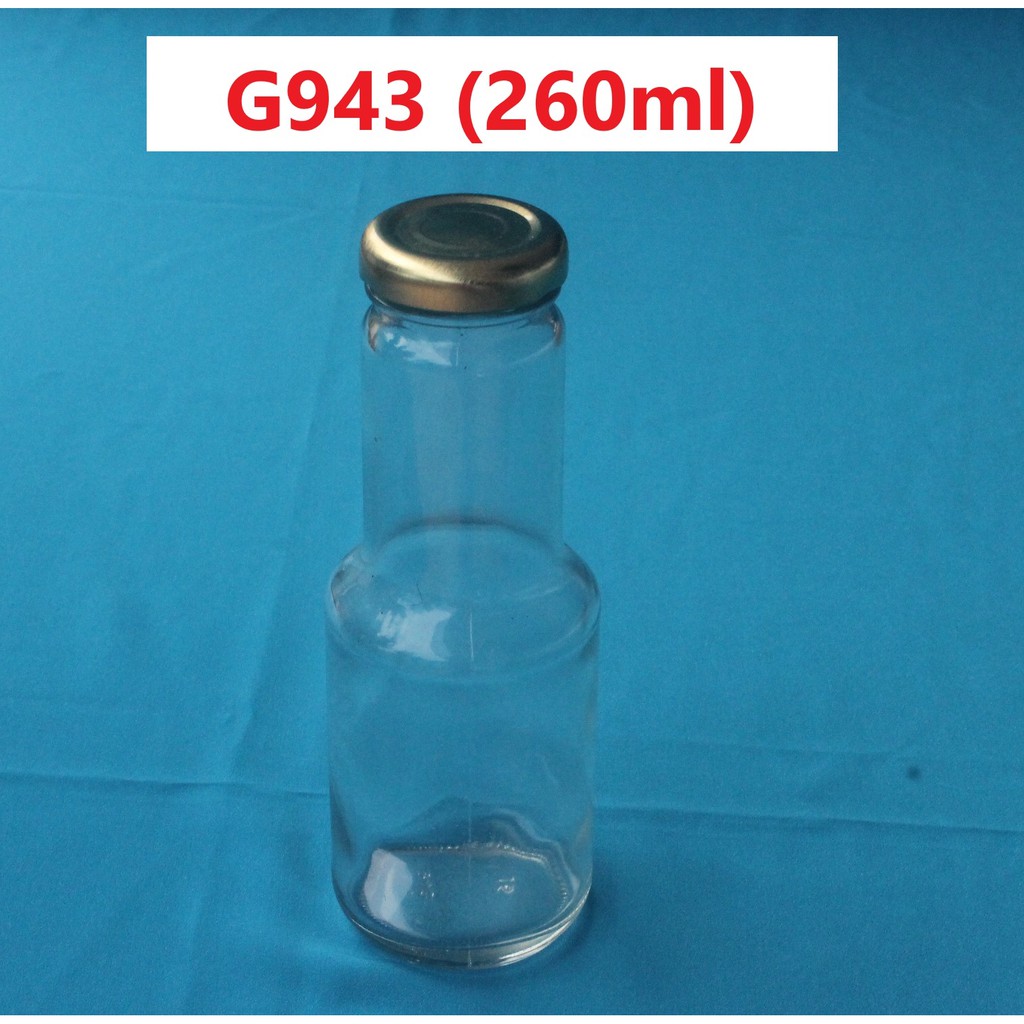 G943 GLASS BOTTLE (BOTOL KACA) (260ml) (1 UNIT INSIDE) | Shopee Singapore