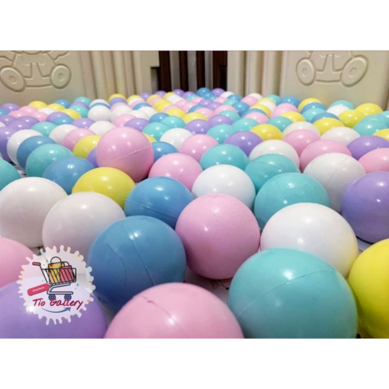 Pastel Colored Plastic Ball Pool, SNI Quality, 50 pcs | Shopee Singapore