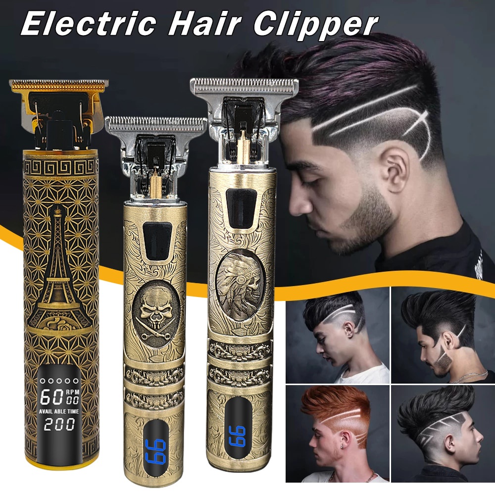 2022 Fashion Hair Trimmer Beard for Men Electric Hair Clippers Cordless ...