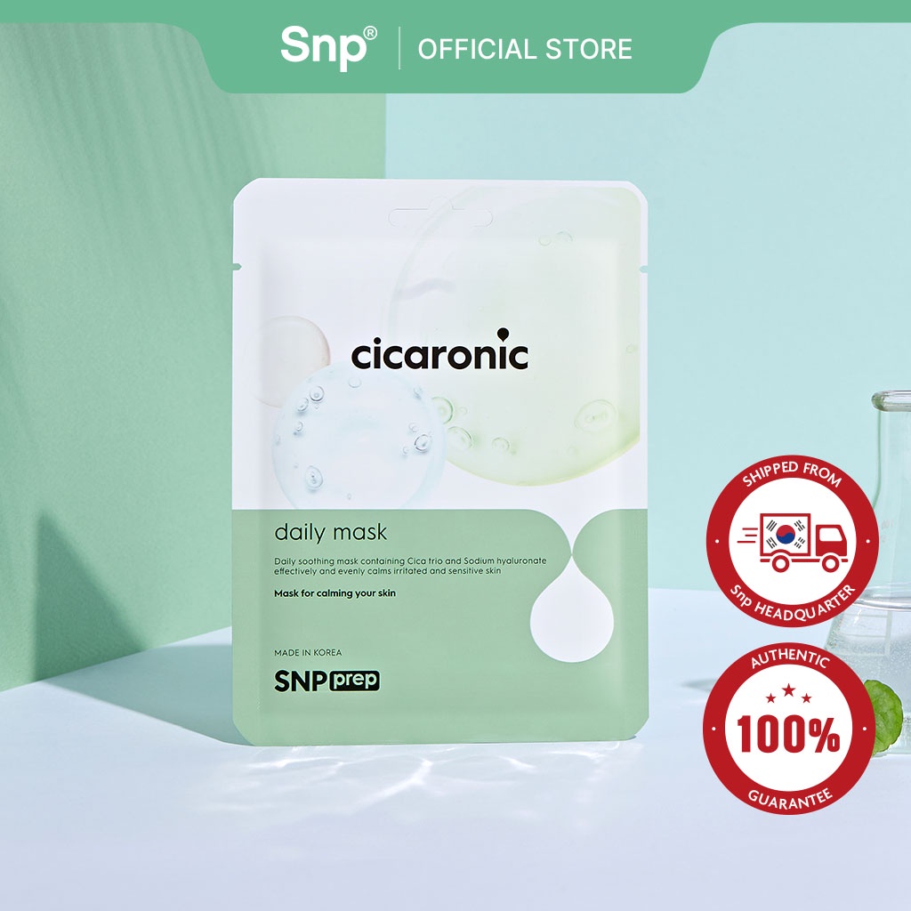 SNP PREP Cicaronic Daily Mask 10 sheets | Shopee Singapore