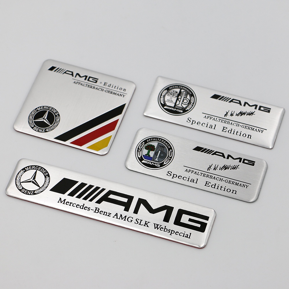 Mercedes-Benz Apple tree aluminum stickers AMG car Logo decor stickers ...
