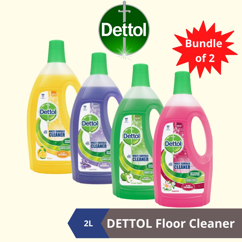 Dettol 4 in 1 Multi Action Floor Cleaner, 2L | Shopee Singapore