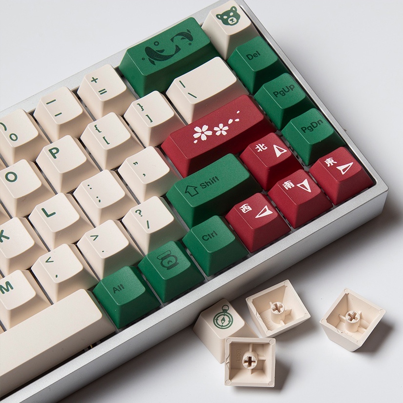 Camping Keycaps 141Keys Cherry Profiles PBT Mechanical Keyboard Keycap ...
