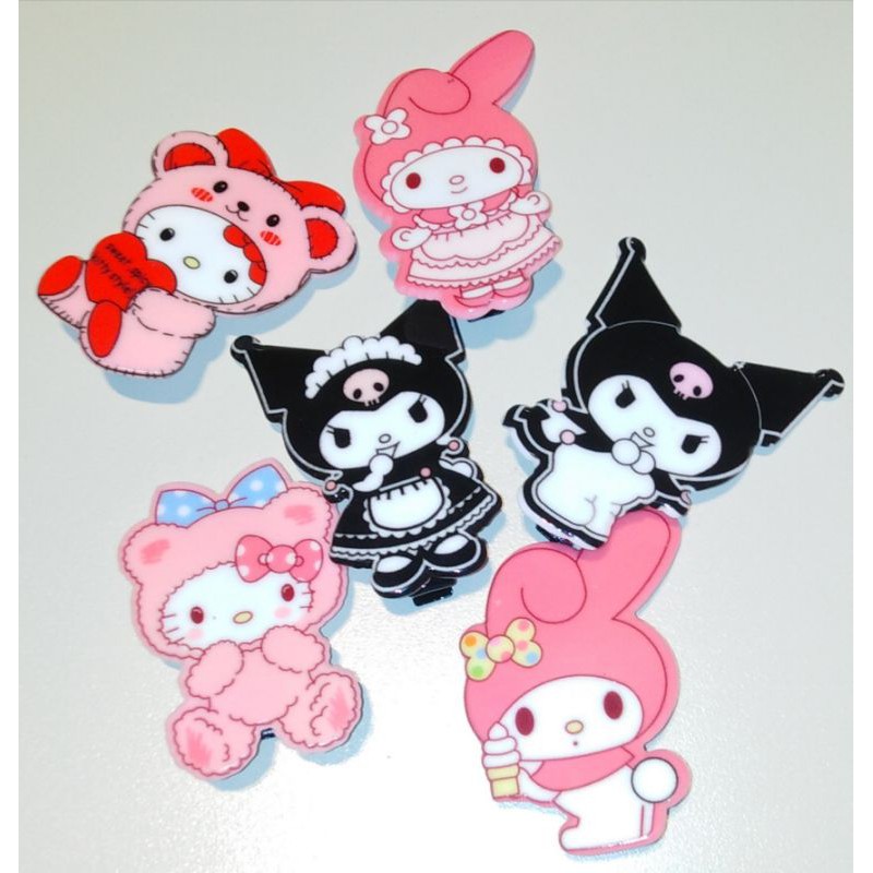 Gip Hair Stick Top Clip Type Hello Hello Kitty Kuromi My Melody Kitty ...