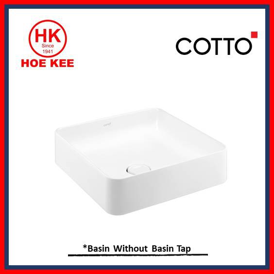 Cotto Sensation Square Basin C00341 (Black or White) | Shopee Singapore