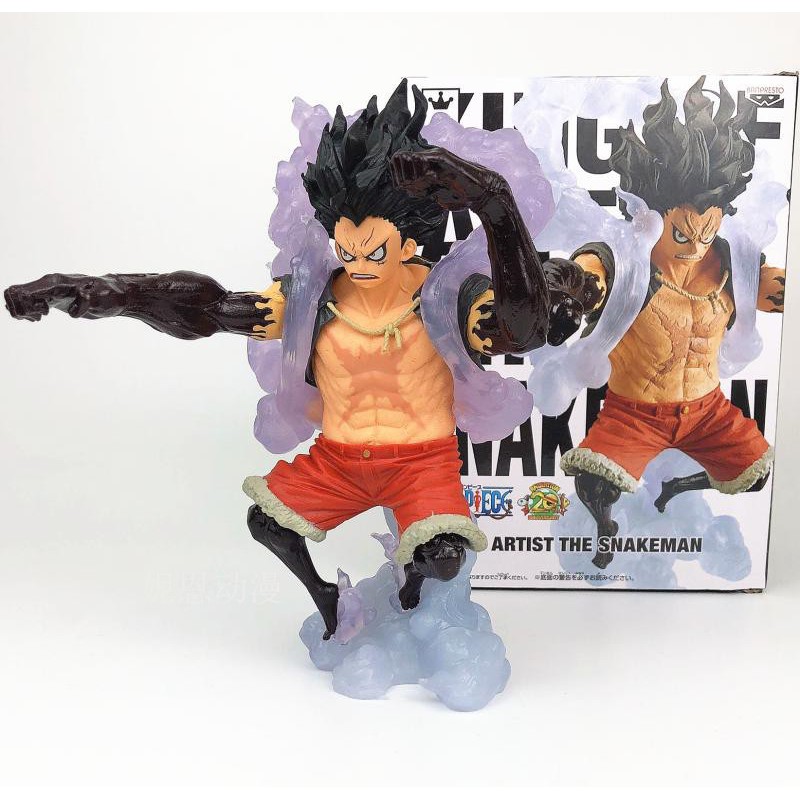 Anime One Piece Figure KOA King Of Artist Snakeman Monkey D Luffy ...