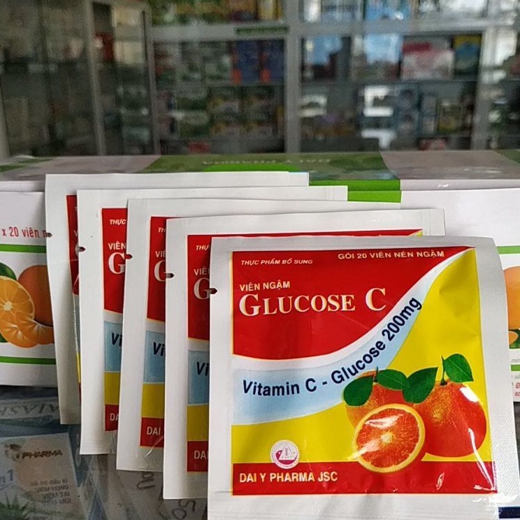 (Genuine) Combo of 10 packs of Glucose C lozenges 200mg to increase ...