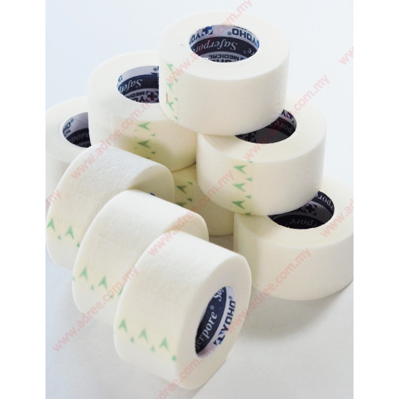 Hypoallergenic White Paper Surgical Adhesive Dressing Tape, 2.54cm ...
