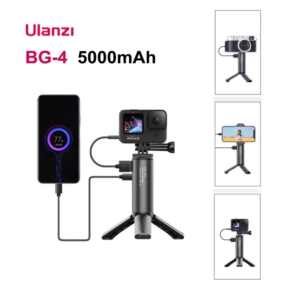 ULANZI BG-4 5000mAh Powerbank Hand Grip for Smartphone / GoPro HERO ...