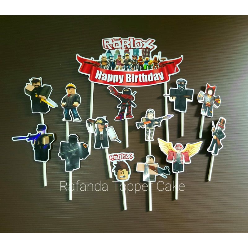 Roblox Birthday Cake topper | Shopee Singapore
