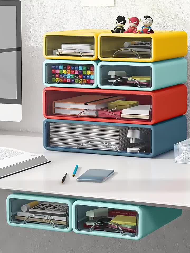 🚚Ready Stock🚚Stackable Storage Drawer Box/Desktop Organizer | Shopee ...