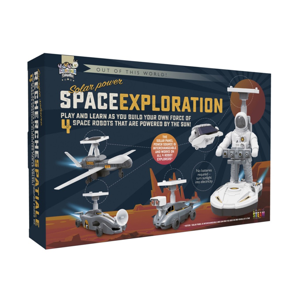 FUNTIME GIFTS Build Your Own Solar Space Exploration Powered by Solar ...