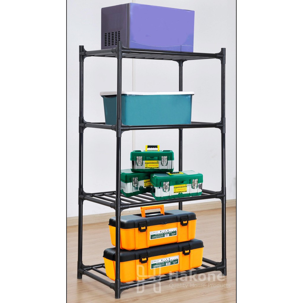 Rak Simpanan Barang Besi 4 Tier Rust Proof Painted Steel Storage Rack ...