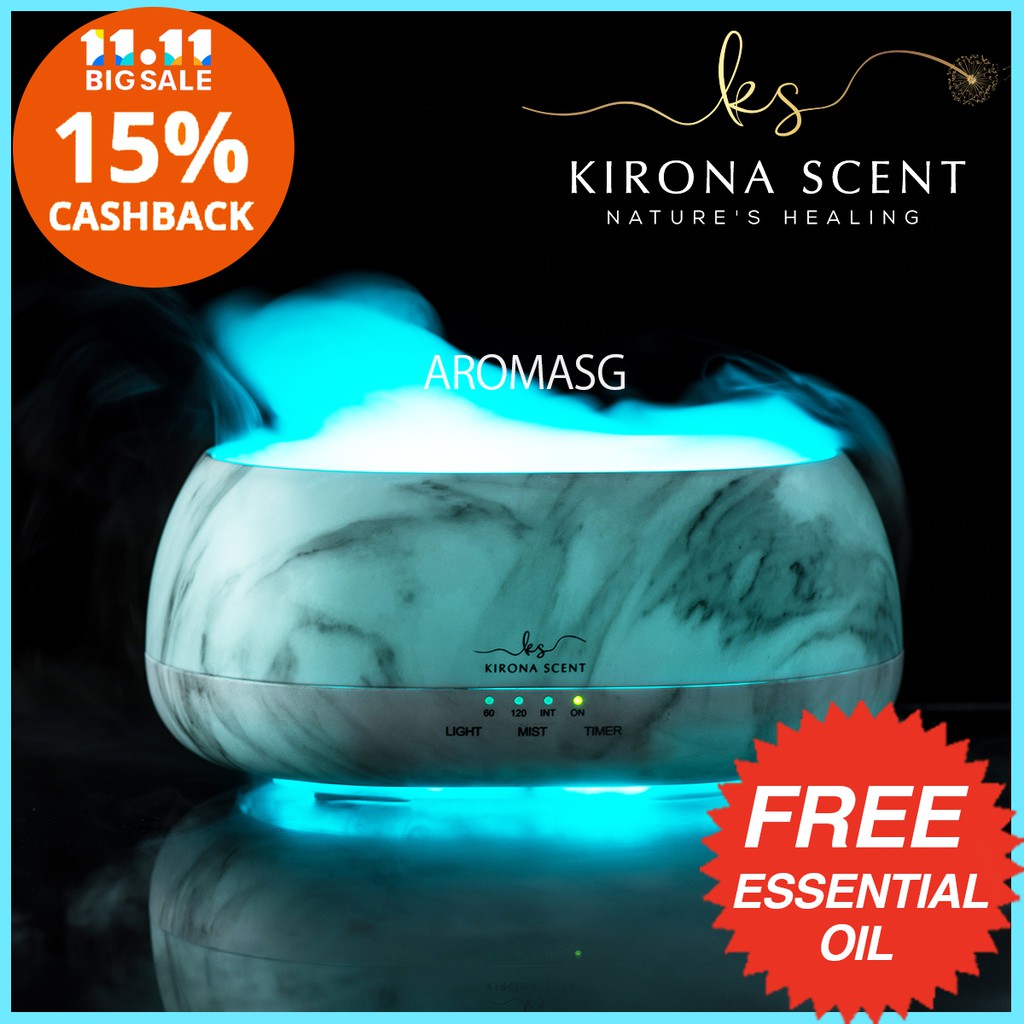 [10.10 Mega Sale] NO.1 BESTSELLING HUMIDIFIER (MARBLE) PREMIUM AROMA ...