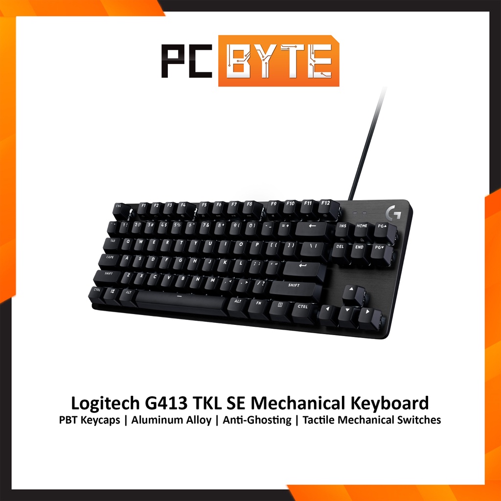 Logitech G413 TKL SE - Mechanical Gaming Keyboard (PBT Keycaps ...