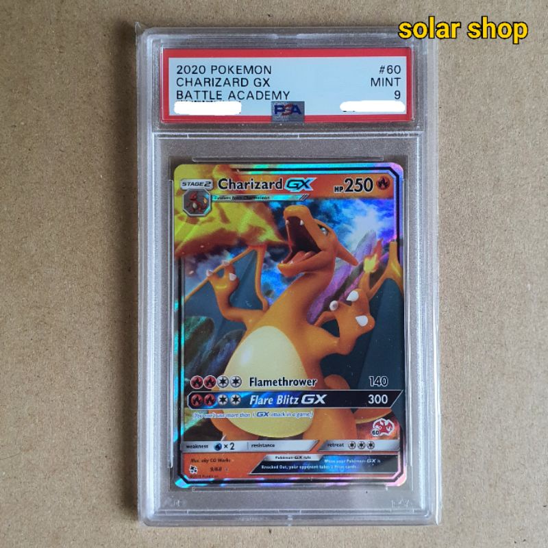 Pokemon TCG Battle Academy Charizard GX PSA 9 Slab Graded Card | Shopee ...