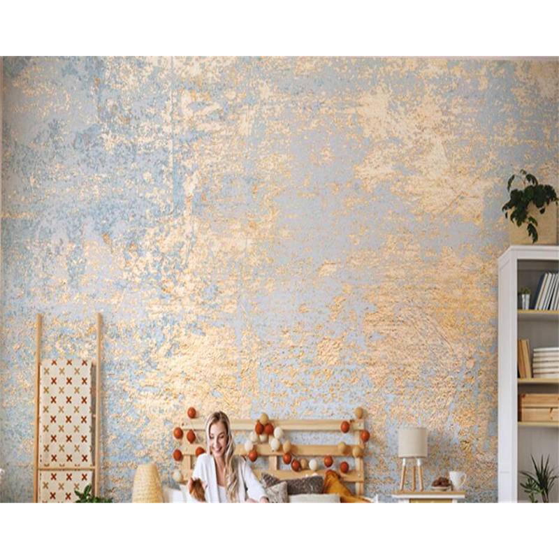 Custom 3d Nordic Retro Abstract Old Wall Wallpaper Personality Living ...