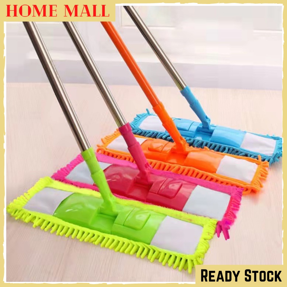 HomeMall Magic Microfiber Noodle Dust Mop Telescoping Pole Floor Easy ...