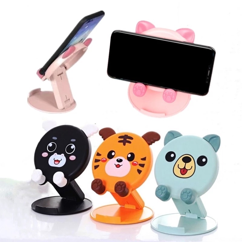 Cartoon Foldable Liftable Smartphone Desktop Stand/ Portable Lazy Phone ...