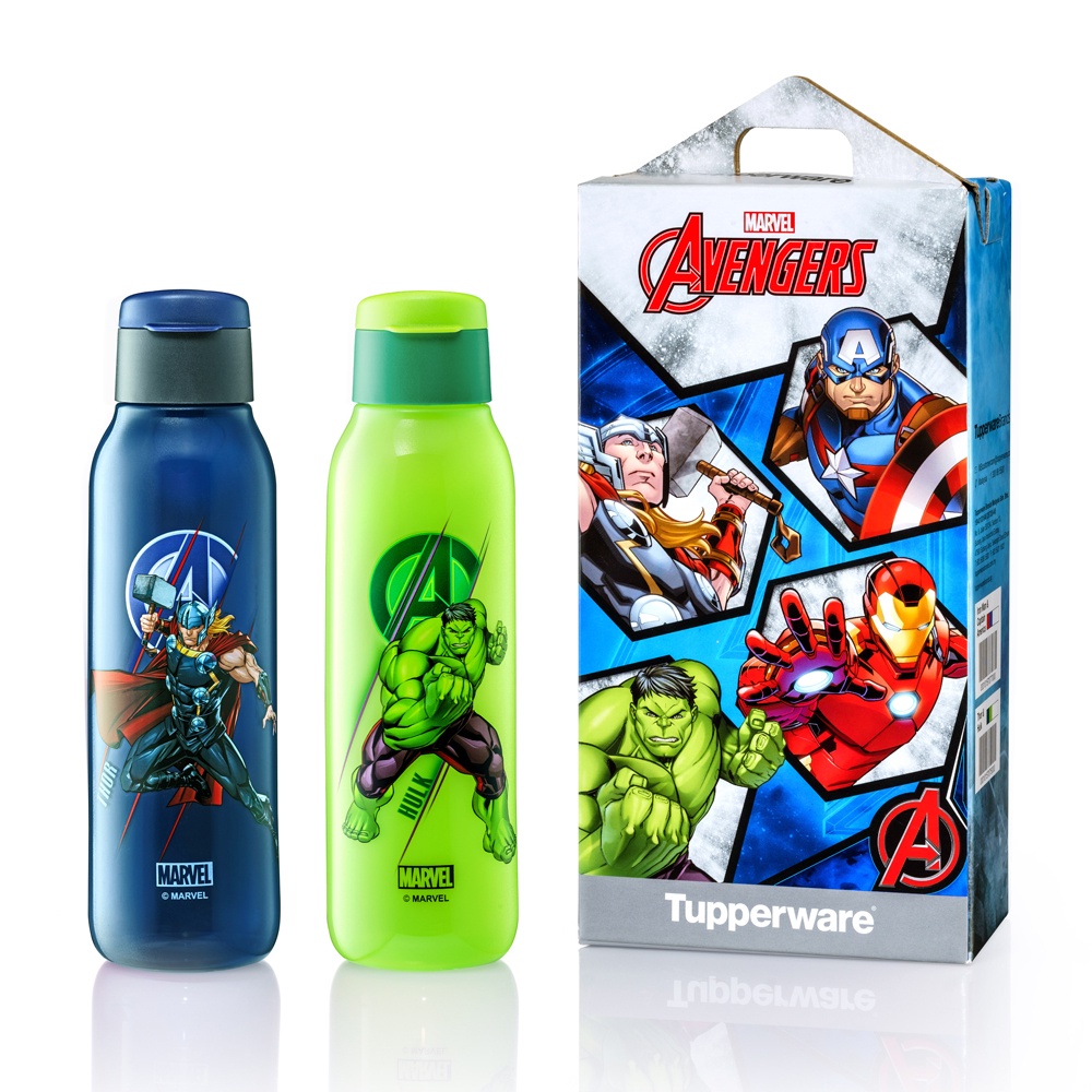 Limited Edition Tupperware Avengers 750ml Water Bottle | Shopee Singapore