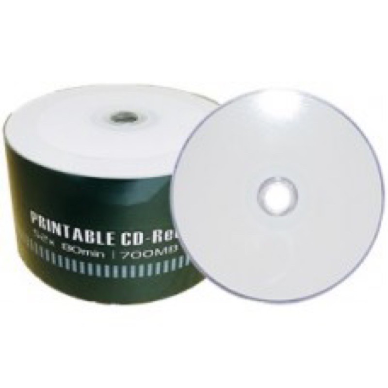 Inkjet Printable CD-R Blank Disc Matte 52X 80min 700MB 50pcs/spindle ...