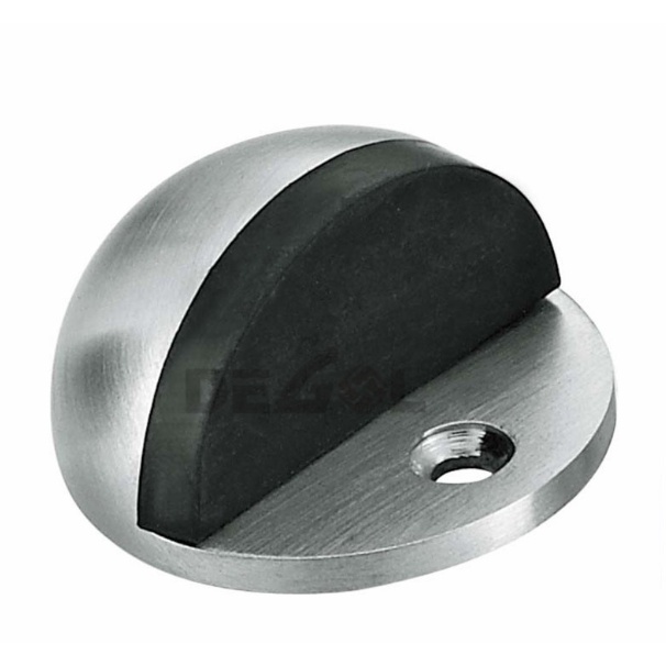 HALF MOON STAINLESS STEEL DOOR STOPPER ( FLOOR MOUNT ) WALL PROTECTOR ...