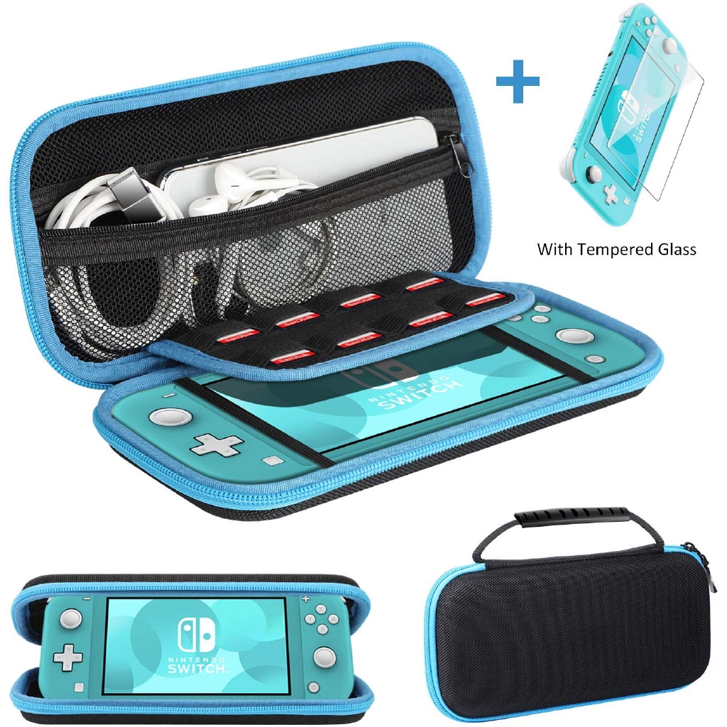 Nintendo Switch Lite Case with 1 Screen Tempered Protector, Portable ...
