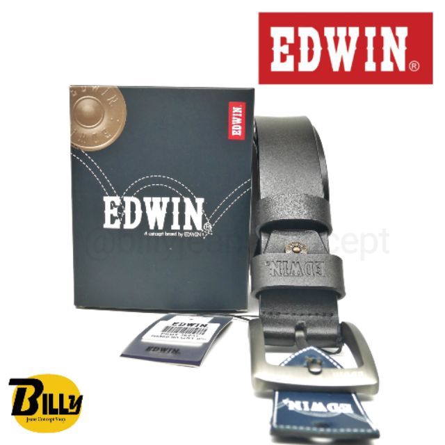 EDWIN Brand Leather Belt (EEBT35231) | Shopee Singapore