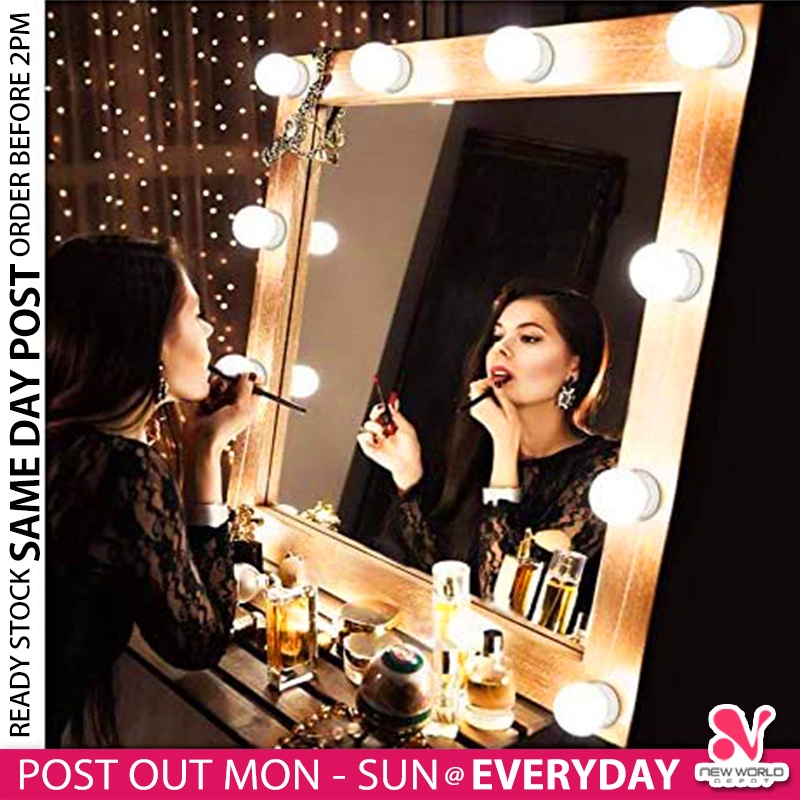 2835 LED 》 Hollywood Style Light LED Bulb Makeup Mirror 3 Mode USB Plug ...
