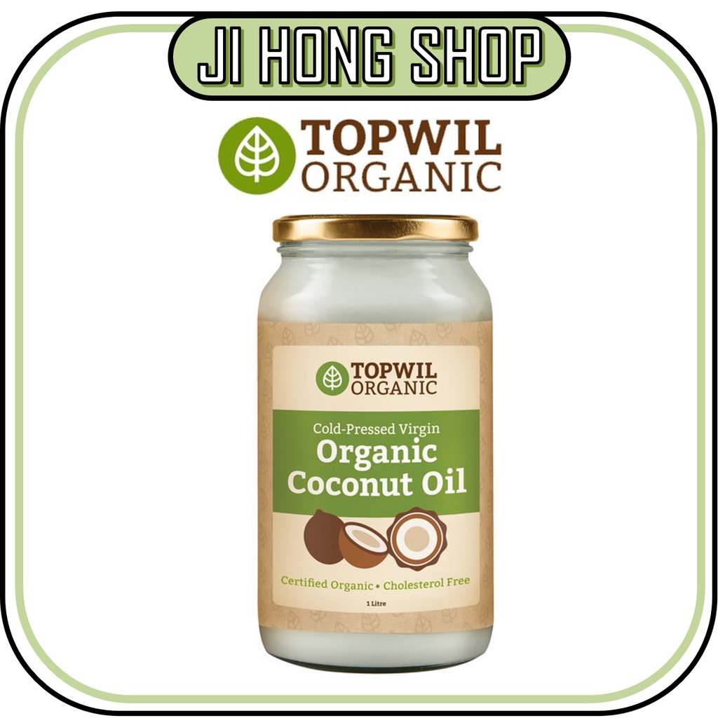 [ TopWil ] Cold-Pressed Virgin Organic Coconut Oil (1L) | Shopee Singapore