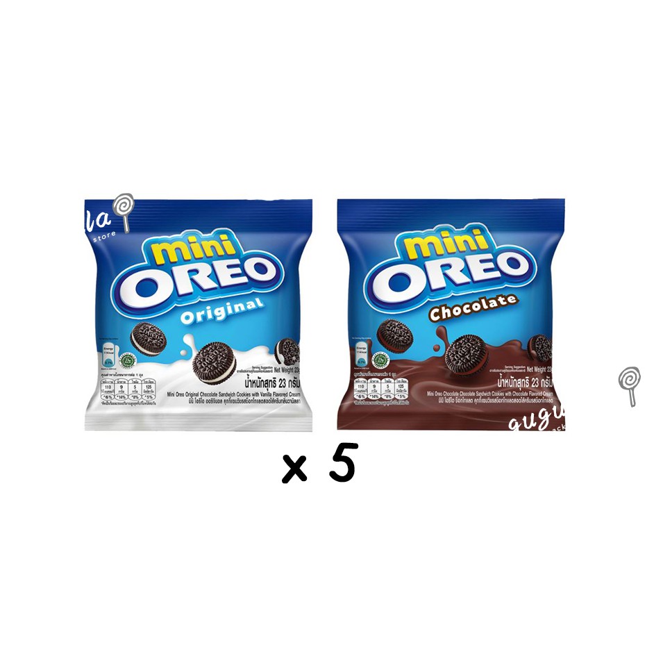 Mini Oreo / Chocolate 23g x 5 packs | Shopee Singapore