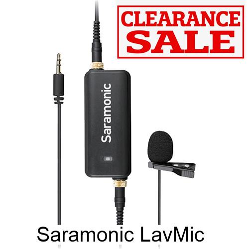 Saramonic LavMic Omnidirectional Lavalier Microphone with 2-Input Audio Mixer | Shopee Singapore