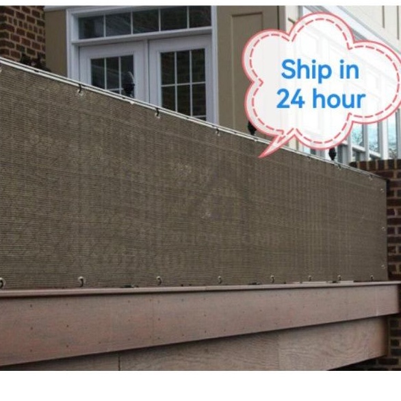 Sun Shade Mesh Anti UV Shade Fence Balcony Shade Net Privacy Screen for ...