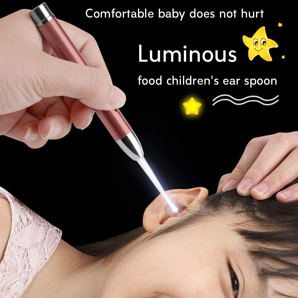 USB Ear Wax Removal with Light Ear Cleaner for baby kids Ear Digger ...