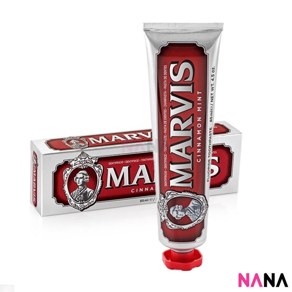 MARVIS Toothpaste Cinnamon Mint 75ml (Red, Whitening) | Shopee Singapore