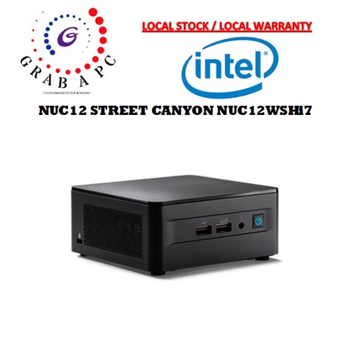 [CNY PROMO] INTEL NUC 12 PRO KIT WALL STREET CANYON NUC12WSHi7 BAREBONE (WITH 3 PIN POWER CORD ...