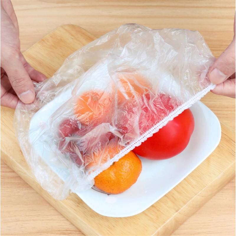 Home Kitchen Disposable Food Cover Bowl Dust Transparent Preservative ...