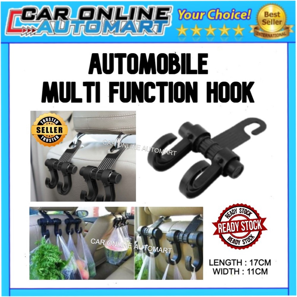 Automobile Vehicle Interior Rear Seat Multi Function Hook (1pcs) | Shopee Singapore