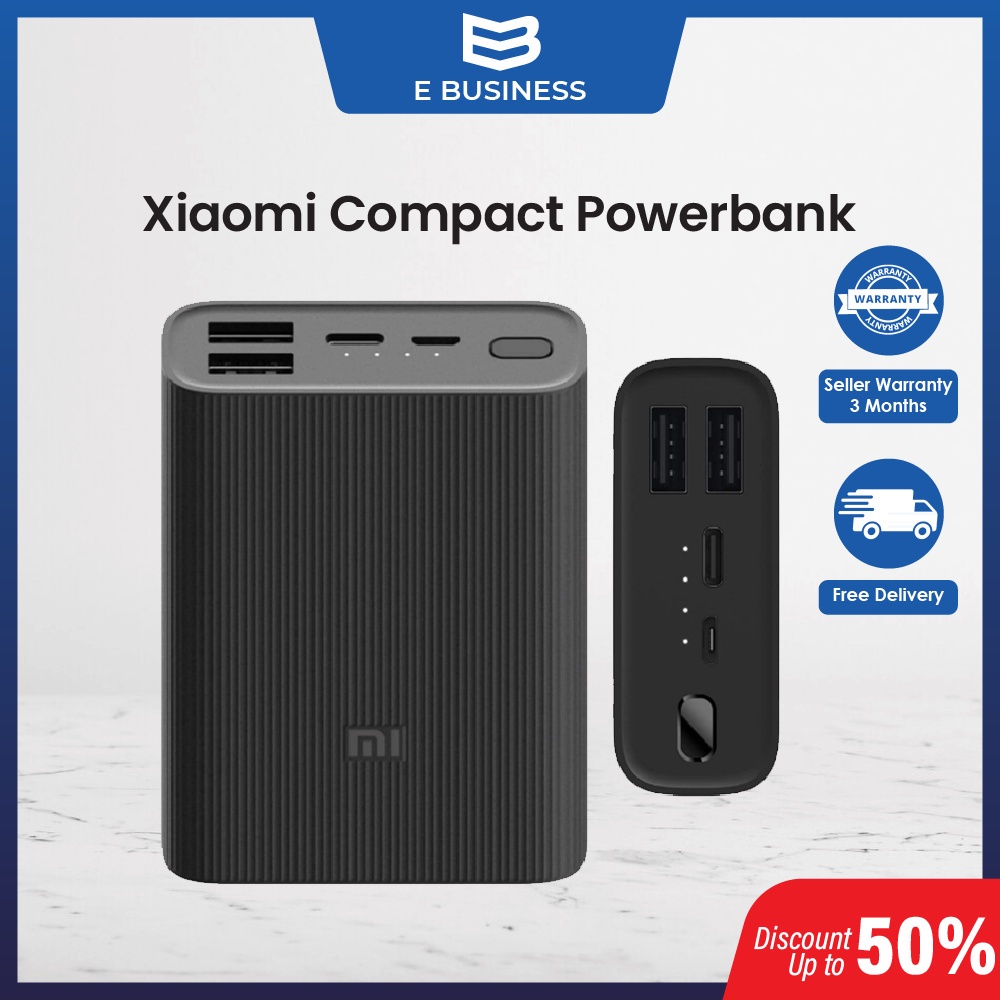 【CCC Certification】Xiaomi 10000mAh PowerBank 3 Ultra Compact 10000mah ...