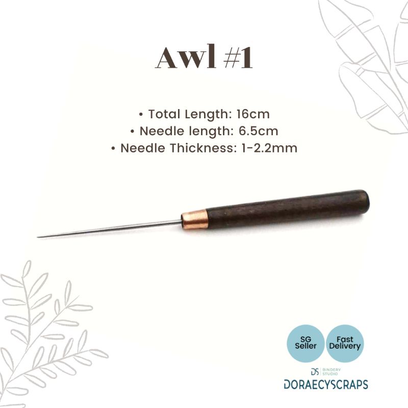 [SG SELLER] Detailed Piercer / Awl (bookbinding / leather crafts ...