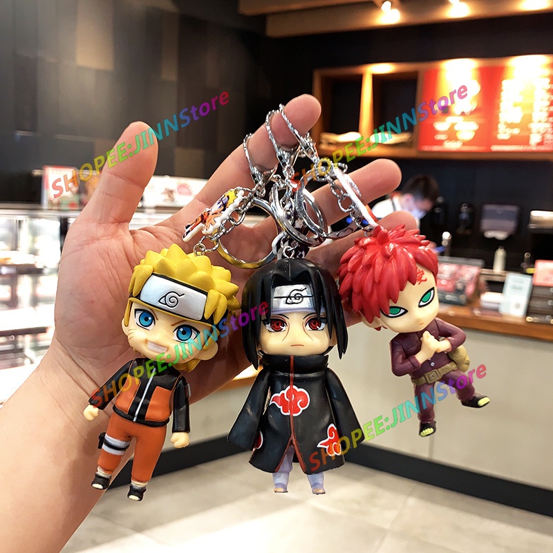JINN Animation NARUTO Keychains Cartoon Kakashi Uzumaki Naruto Gaara ...