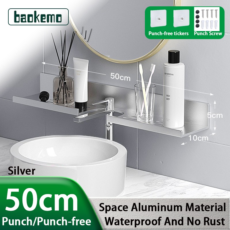 Bathroom Shelves U-shaped Faucet Wall-mounted Toilet Bathroom Wash ...