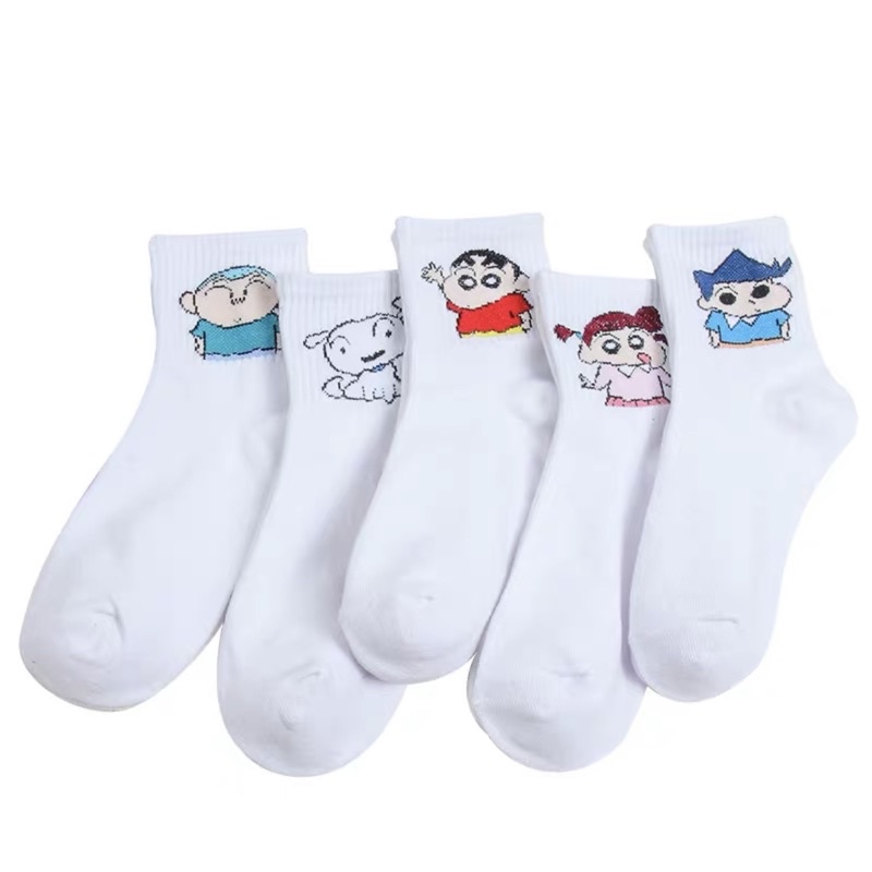 SHIN CHAN SOCKS 🧦 High Ankle Socks🧦 shinchan socks fruit socks anime ...