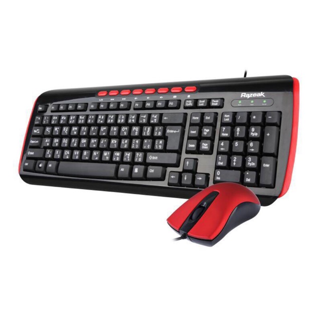 RAZEAK KEYBORD+MOUSE KMC8143. Value Set Good Job | Shopee Singapore