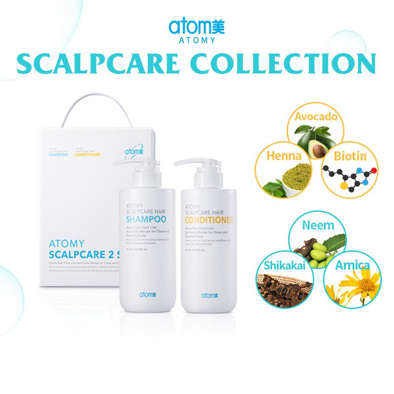 Korea 100% [ORIGINAL] Atomy Scalpcare Hair Shampoo 500ml | Shopee Singapore