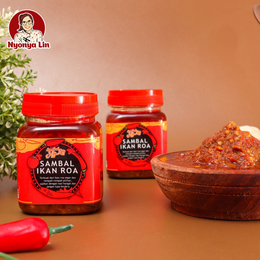Sambal roa Ny.Lin 200 gr - NO MSG - original roa manado fish chili ...